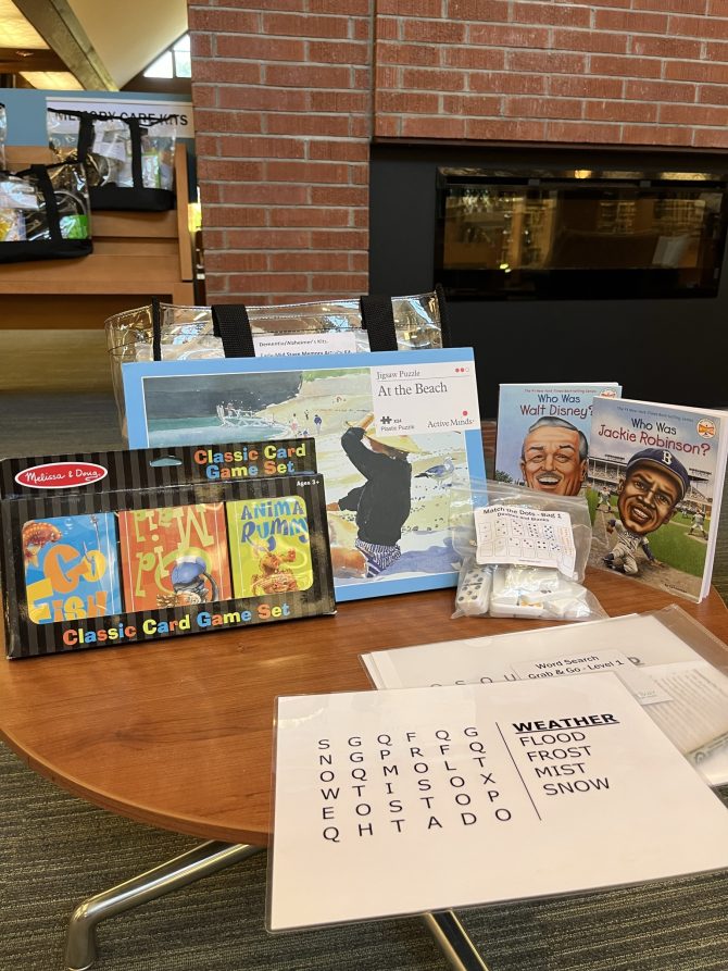 Memory Care kits available to check out at Rinconada Library | Palo ...